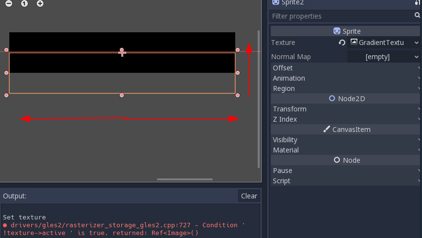 Odd sized textures don't fit their handles in the 2D viewport (GLES 2) · Issue #26752 ...