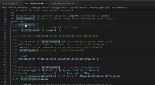 Finding references is not working reliably · Issue #57054 · flutter ...