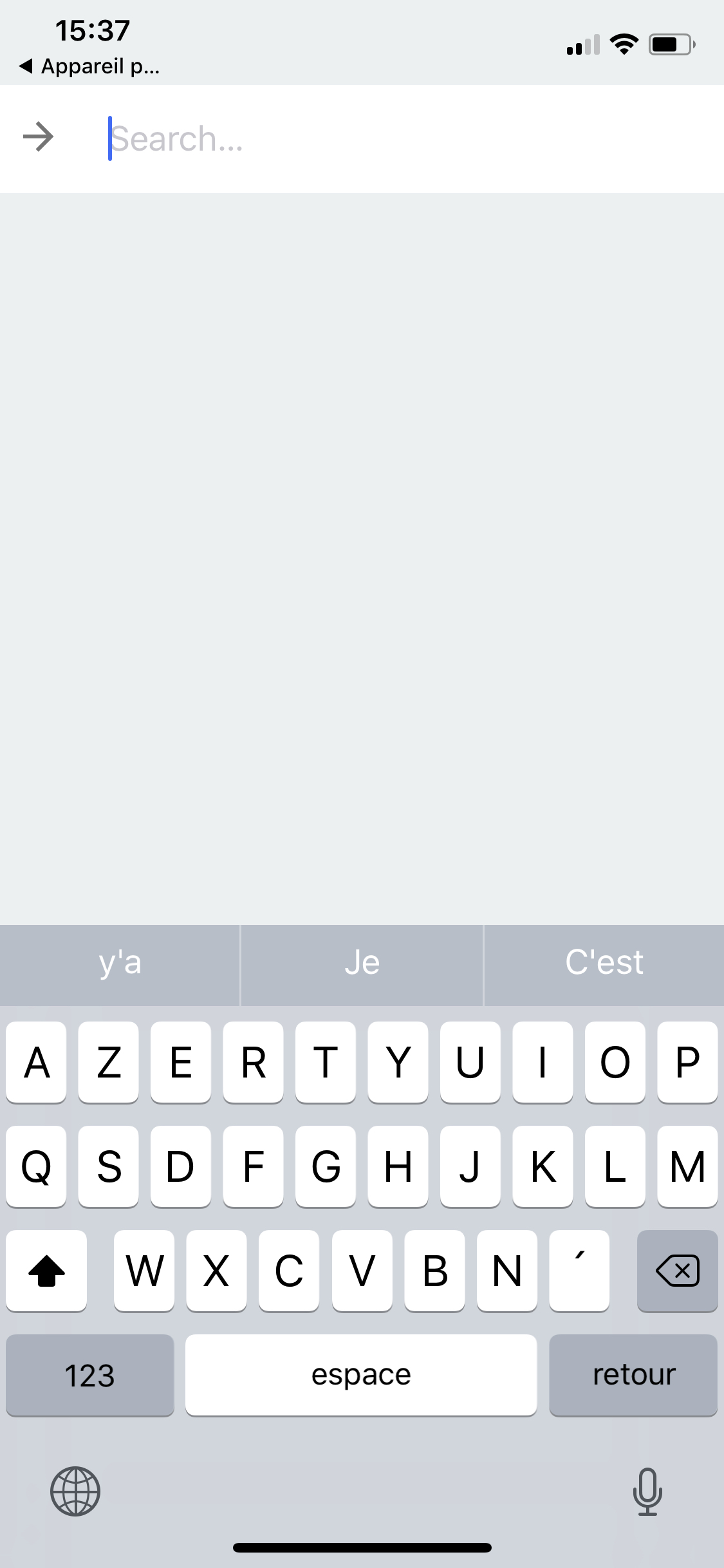 Searchbar - Android - how to change cancel (left arrow) icon · Issue #1038 · react-native ...