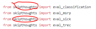 In models/research/skip_thoughts/skip_thoughts/evaluate.py, where is skipthoughts???? · Issue ...
