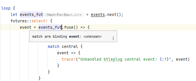 Mismatched types error on a valid code, expected `Fuse ` · Issue #10363 · intellij-rust/intellij ...