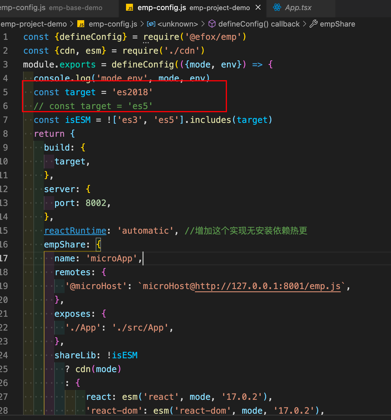 子应用切换为ESM模式下报错 · Issue #282 · empjs/emp · GitHub
