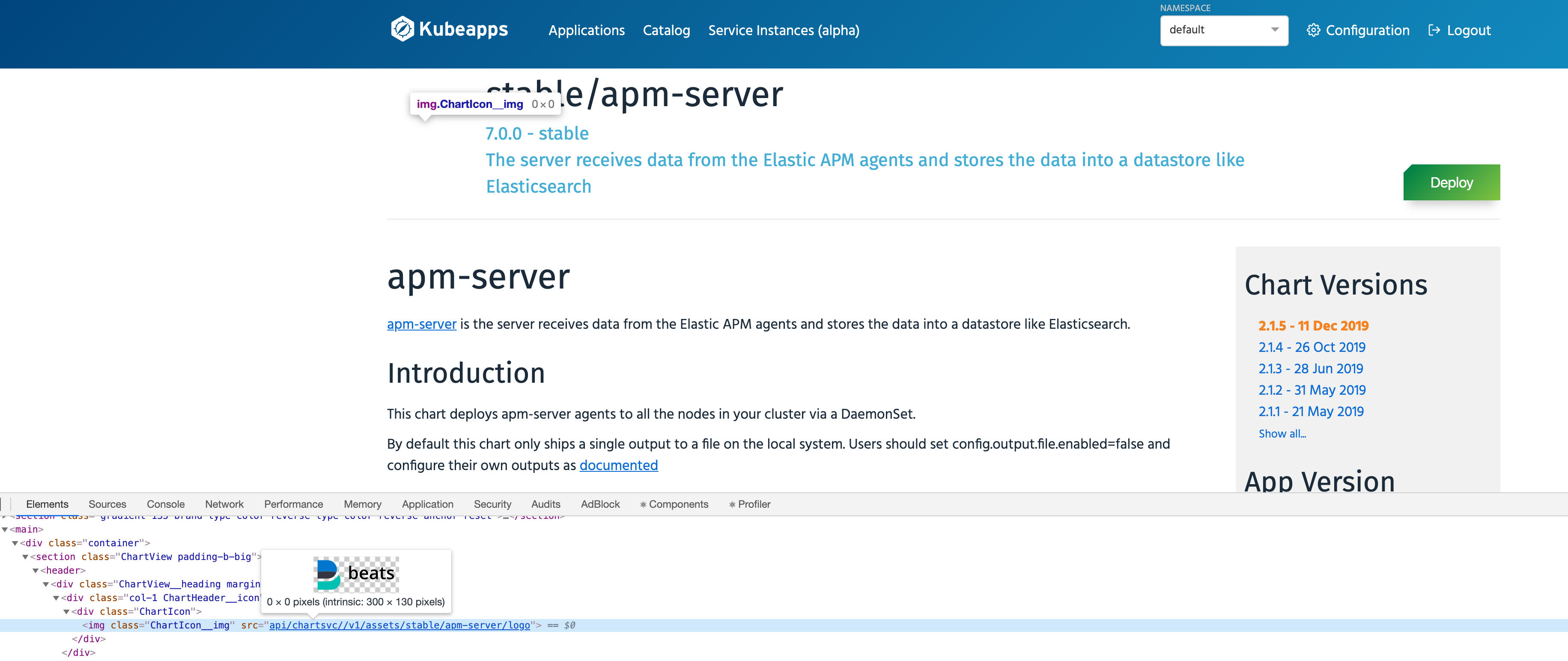 Chart Icon Rendering Incorrect · Issue 1365 · Vmware Tanzu Kubeapps · Github