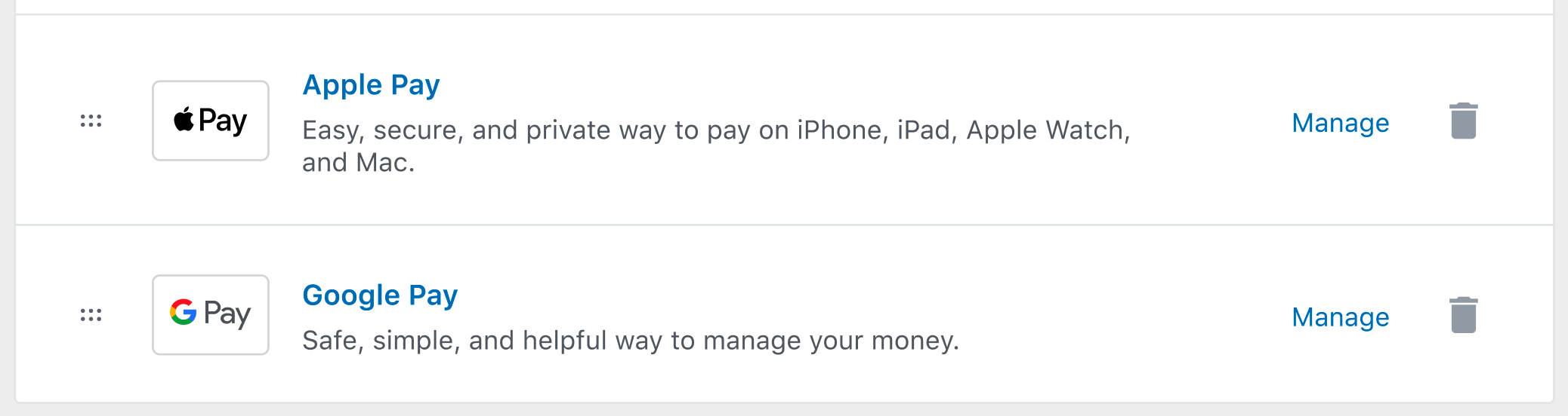 Implement payment method list front-end · Issue #1524 · Automattic/woocommerce-payments · GitHub