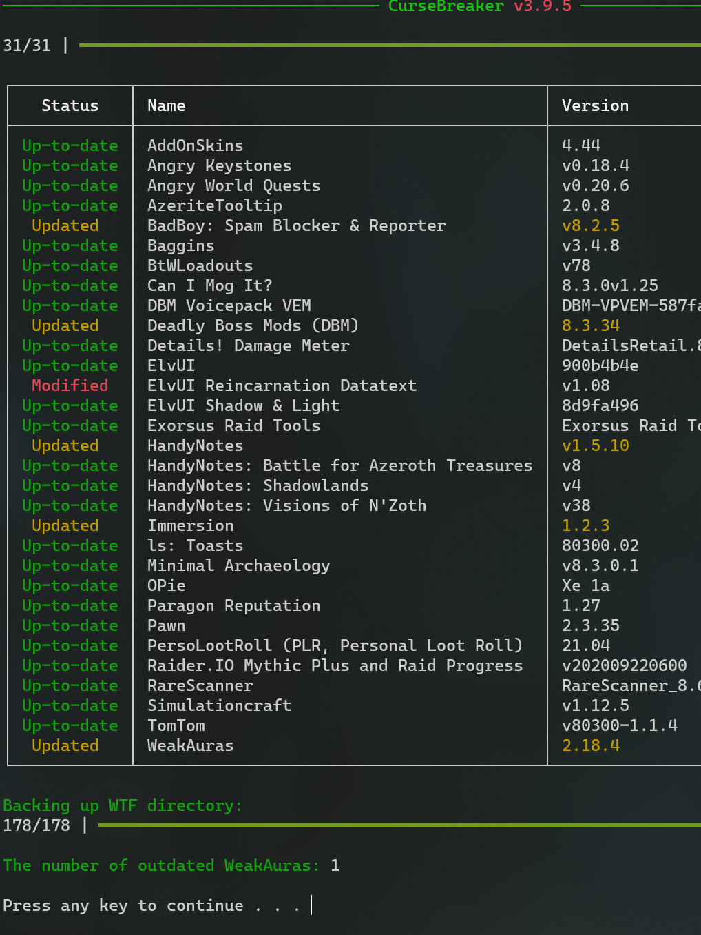Feature Request: Weak Aura updater · Issue #188 · WowUp/WowUp · GitHub