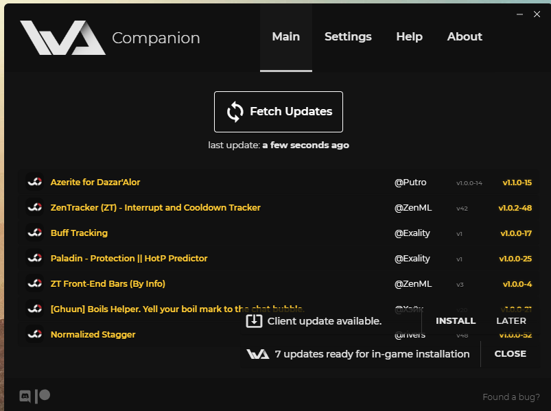 Feature Request: Weak Aura updater · Issue #188 · WowUp/WowUp · GitHub