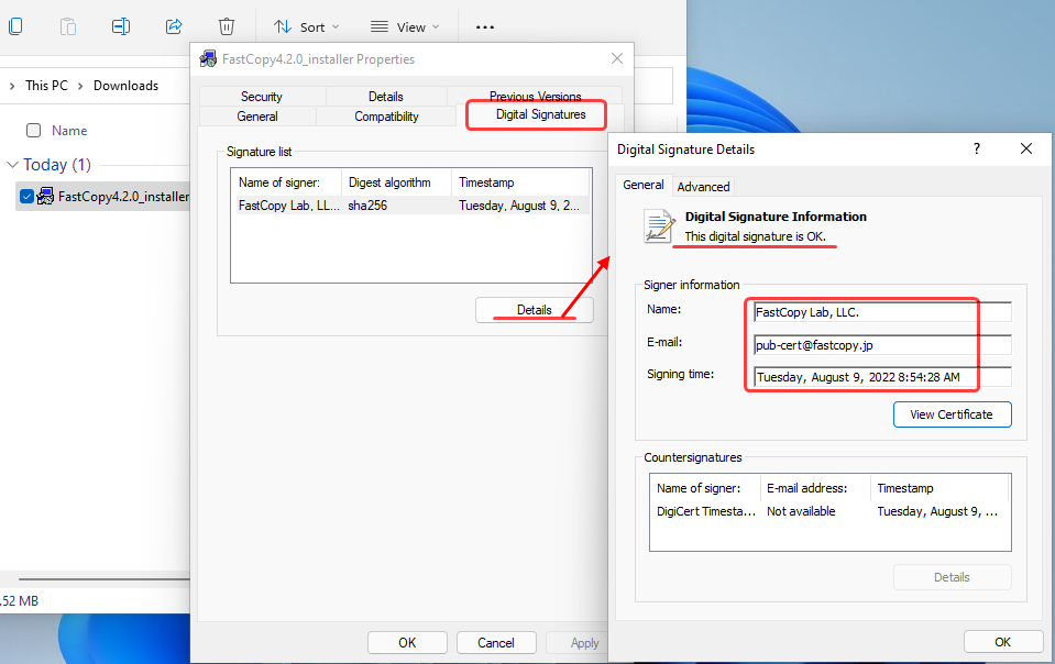 Checksum Hash for released installer · Issue #118 · FastCopyLab/FastCopy · GitHub