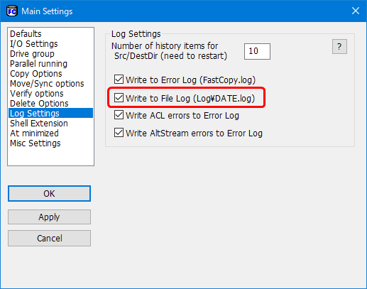 fcp.exe /logfile · Issue #160 · FastCopyLab/FastCopy · GitHub