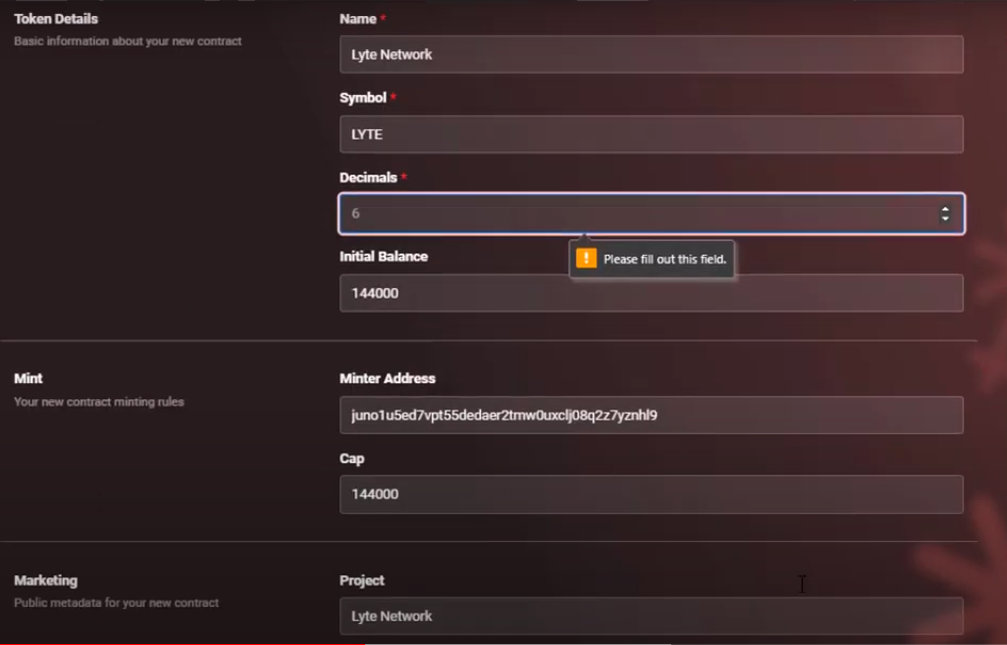 Got error when instantiating cw20 · Issue #175 · CosmosContracts/juno-tools · GitHub
