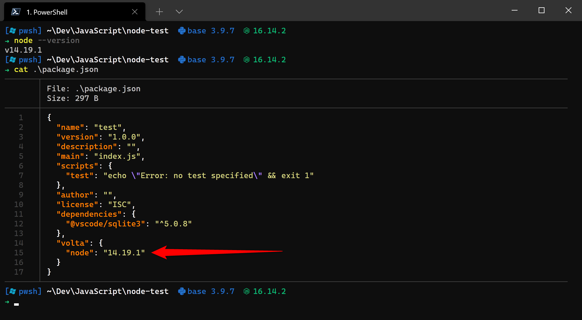 Detect Volta Node.js version · Issue #2045 · JanDeDobbeleer/oh-my-posh ...