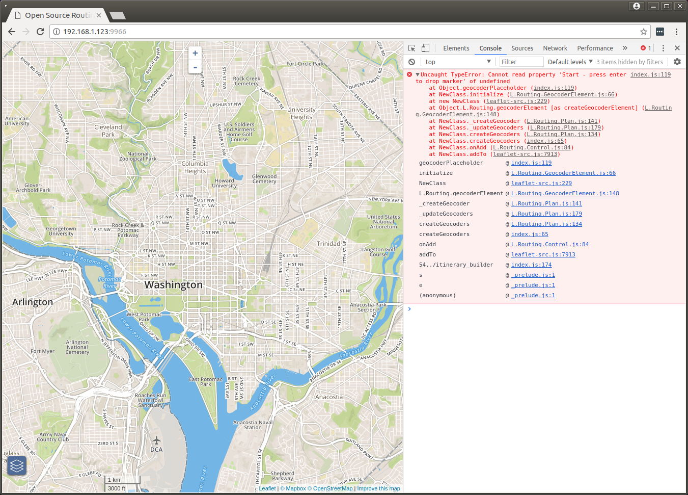 Master broken - input fields gone, markers not showing up, etc. · Issue #249 · Project-OSRM/osrm ...