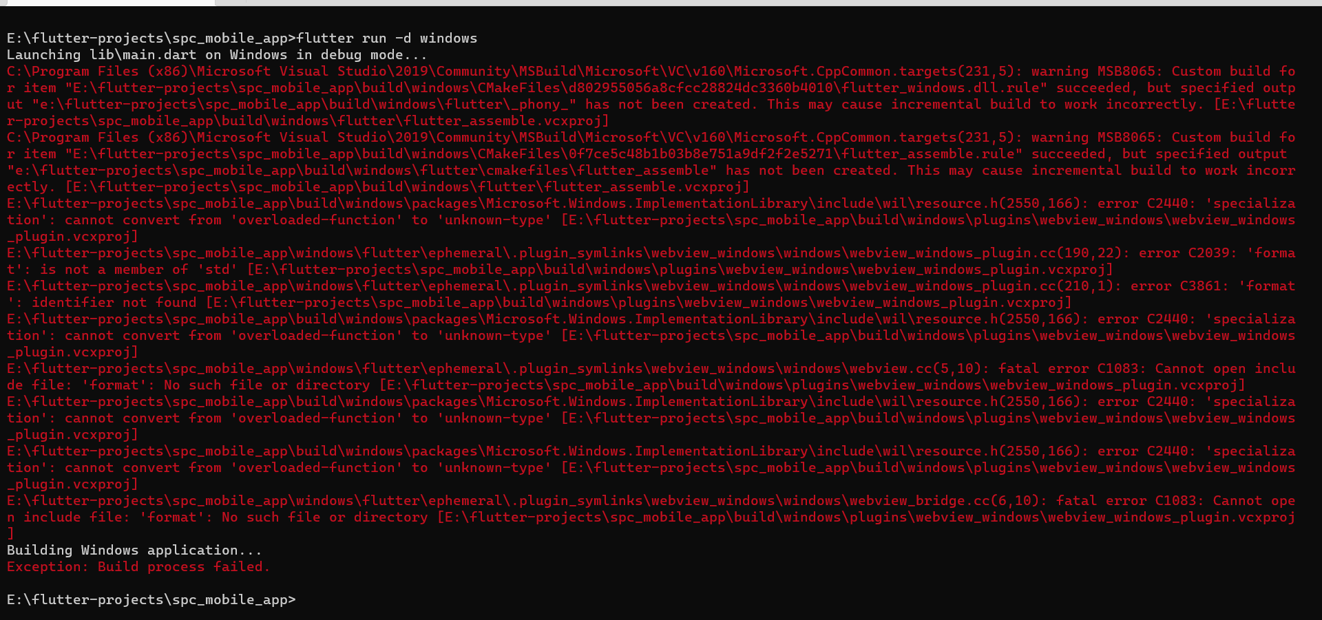 I am unable to run this project · Issue #208 · jnschulze/flutter-webview-windows · GitHub