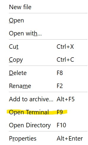 GitHub - strayge/FmanOpenTerminal: Open iTerm / Windows Terminal via F9 ...