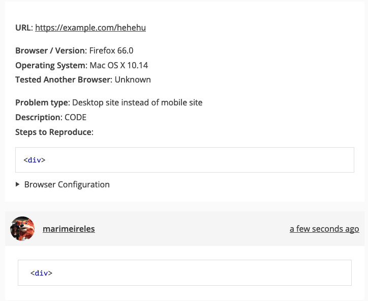 Code is now uppercased. · Issue #2768 · webcompat/webcompat.com · GitHub