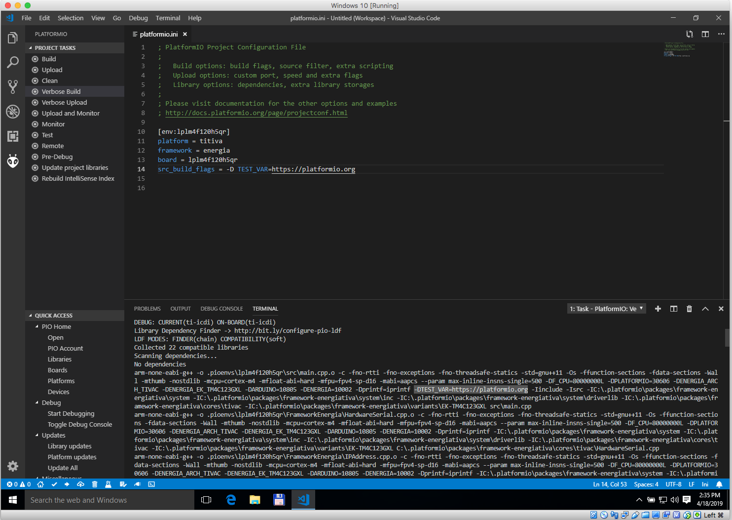 src_build_flags parsing error · Issue #2256 · platformio/platformio-core · GitHub