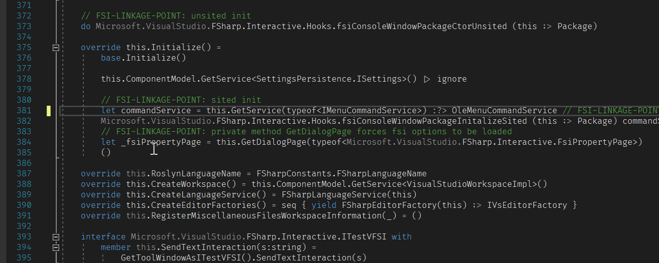 Valid code breaks semantic colorization. · Issue #4896 · dotnet/fsharp · GitHub