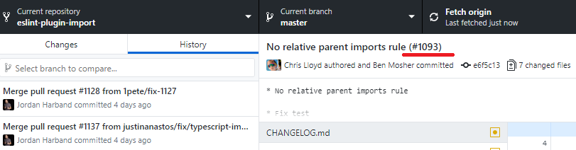 "squash and merge" commit message doesn't render clickable link · Issue ...