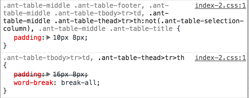 Table Header size doesn't change with selection enabled · Issue #7663 · ant-design/ant-design ...