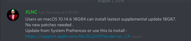 [Question] Can we update to 10.14.6 Supplemental Update without extra patch entries? · Issue #73 ...