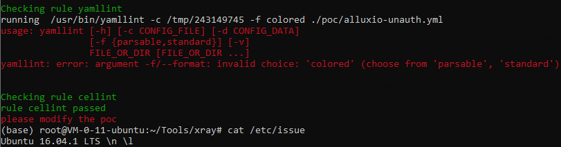 poclint 报错 · Issue #581 · chaitin/xray · GitHub