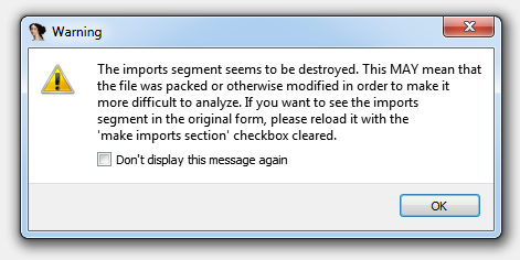 packed or obfuscated with invalid imports · Issue #187 · mandiant/capa-rules · GitHub