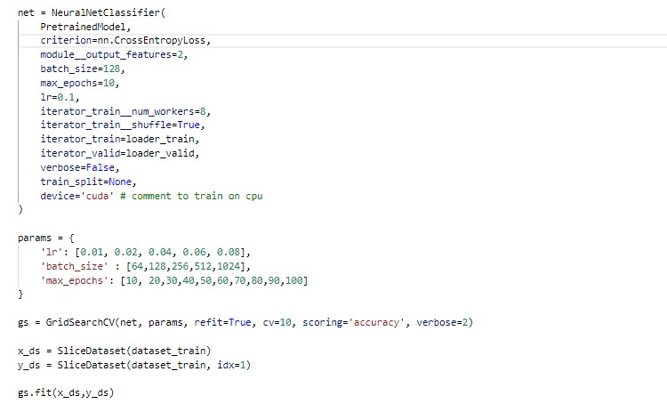 Skorch GridSearch CV list index out of range · Issue #513 · skorch-dev/skorch · GitHub