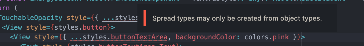 "Spread types may only be created from object types" Typescript error · Issue #67 · nirsky/react ...