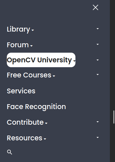 Menu on smaller sizes has duplicate chevrons, one of which does not work as expected and should ...