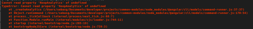 Cannot Read Property Noopanalytics Of Undefined · Issue 14616 · Angularangular Cli · Github