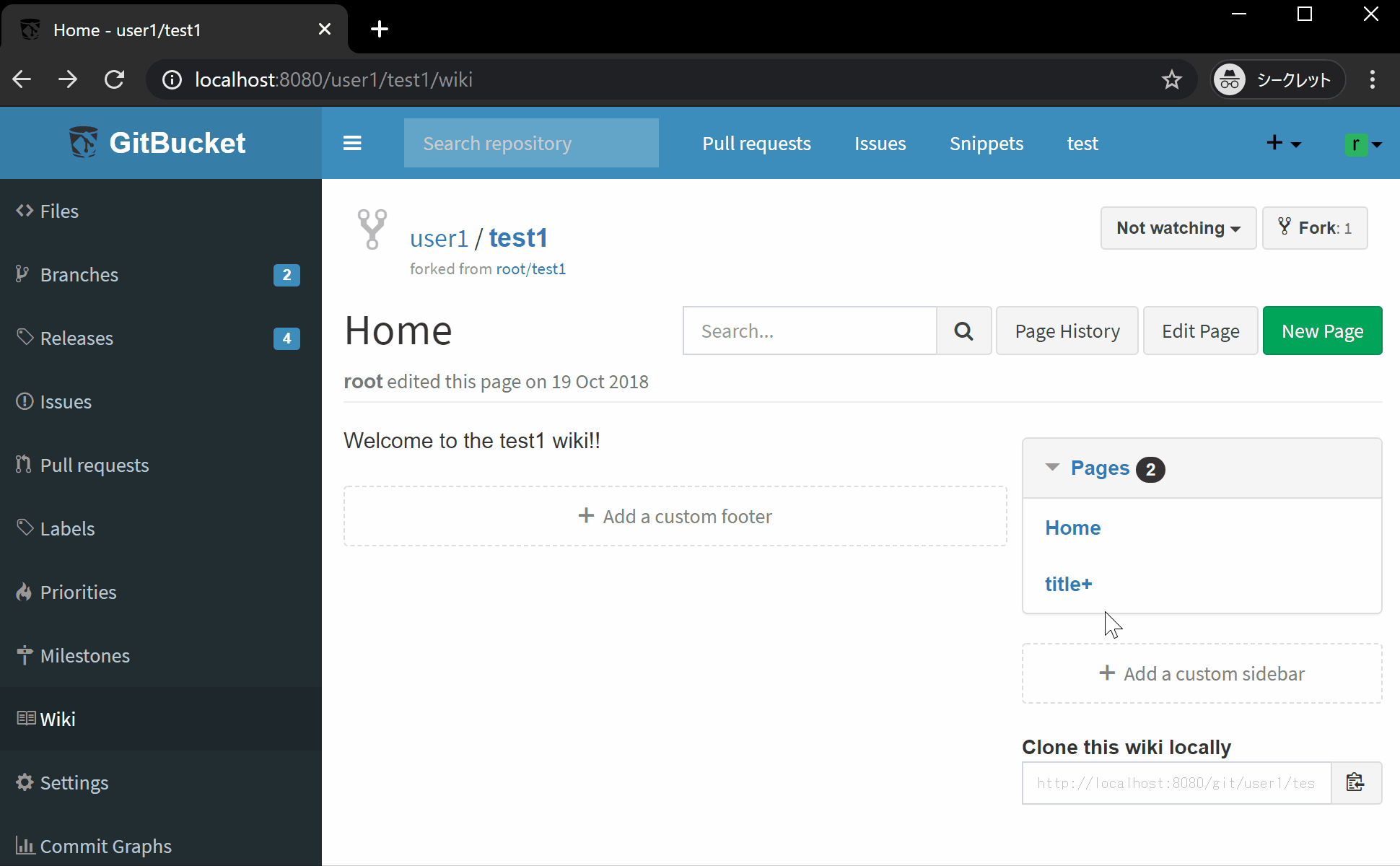 Wiki page with "+" in its page name cannot be open/edit · Issue #2412 · gitbucket/gitbucket · GitHub