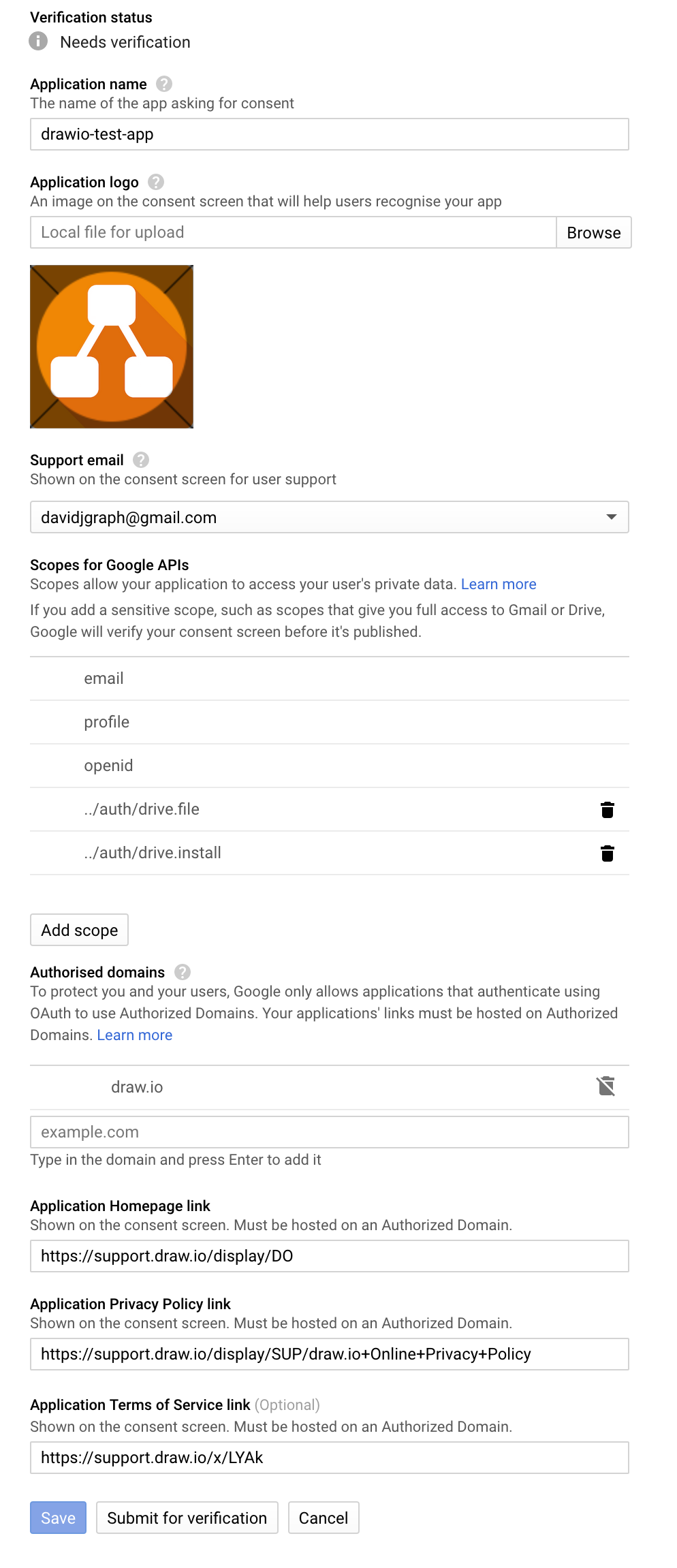 Custom Google Drive App · Issue #550 · jgraph/drawio · GitHub