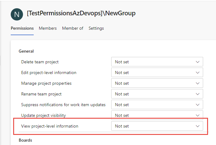 "az devops security permission update" doesn't update the permission in the web UI? · Issue ...