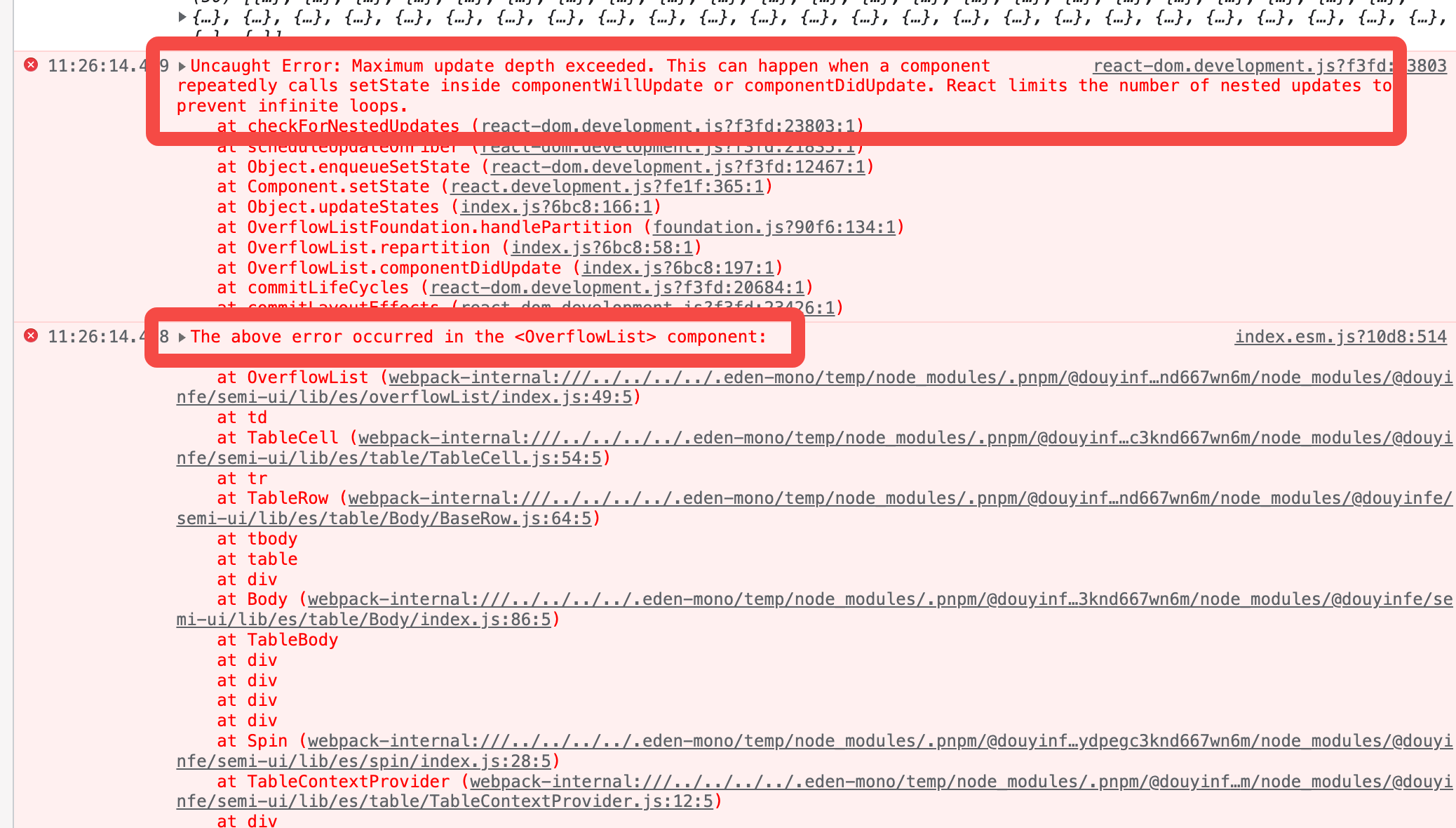 Bug Overflowlist Props Items Count More Than 50，component Occurred 