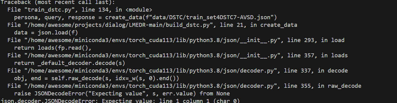 Help Wanted Jsondecodeerror · Issue 1 · Chenrj233lmedr · Github