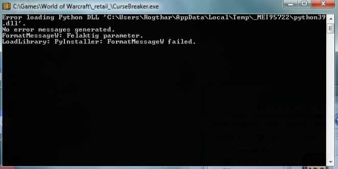 Cursebreaker cant open after update - Python 3.9 issue? · Issue #317 ...