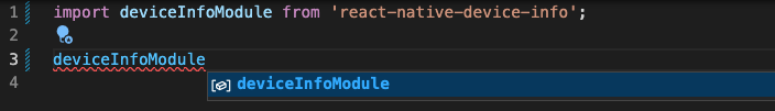 Main module is declared as `deviceInfoModule` instead of `DeviceInfo` · Issue #1461 · react ...