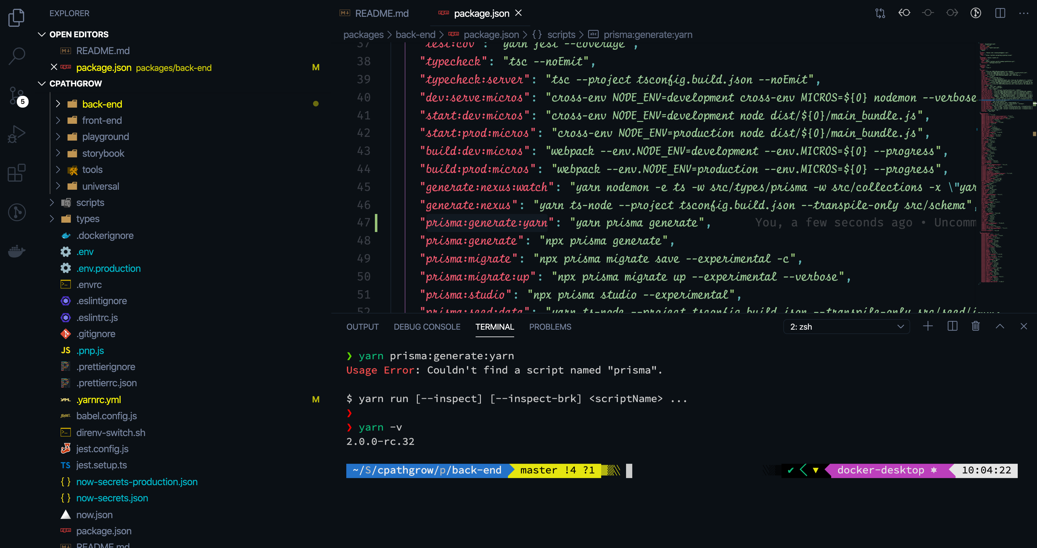 Prisma cli not available with yarn 2 workspaces in latest release ...