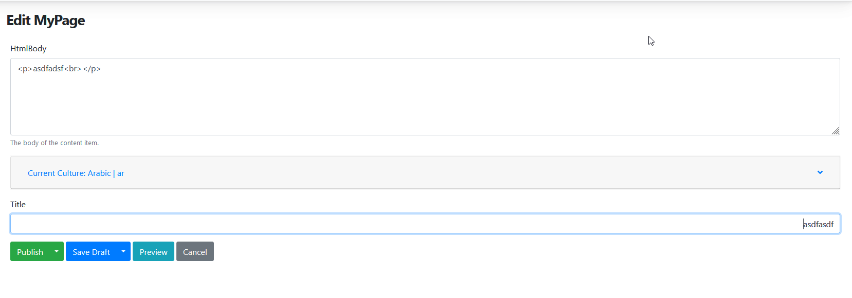 HTML Editor is broken in localized content (RTL) · Issue #10654 · OrchardCMS/OrchardCore · GitHub