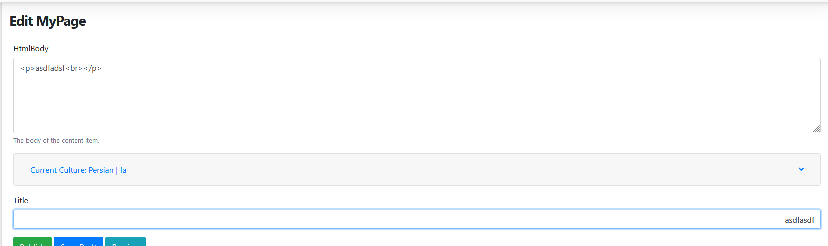 HTML Editor is broken in localized content (RTL) · Issue #10654 · OrchardCMS/OrchardCore · GitHub