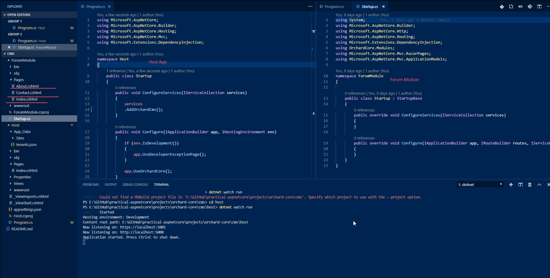 Decoupled Cms Routing Issue Using Razor Pages · Issue 3449 · Orchardcmsorchardcore · Github