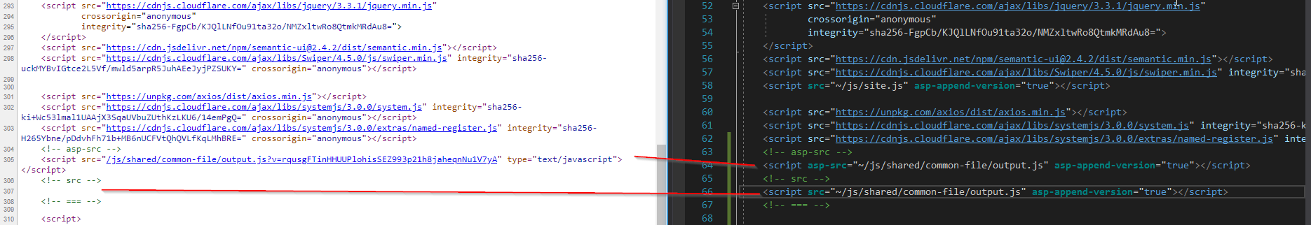 Bug in js asp-append-version implementation · Issue #3885 · OrchardCMS/OrchardCore · GitHub