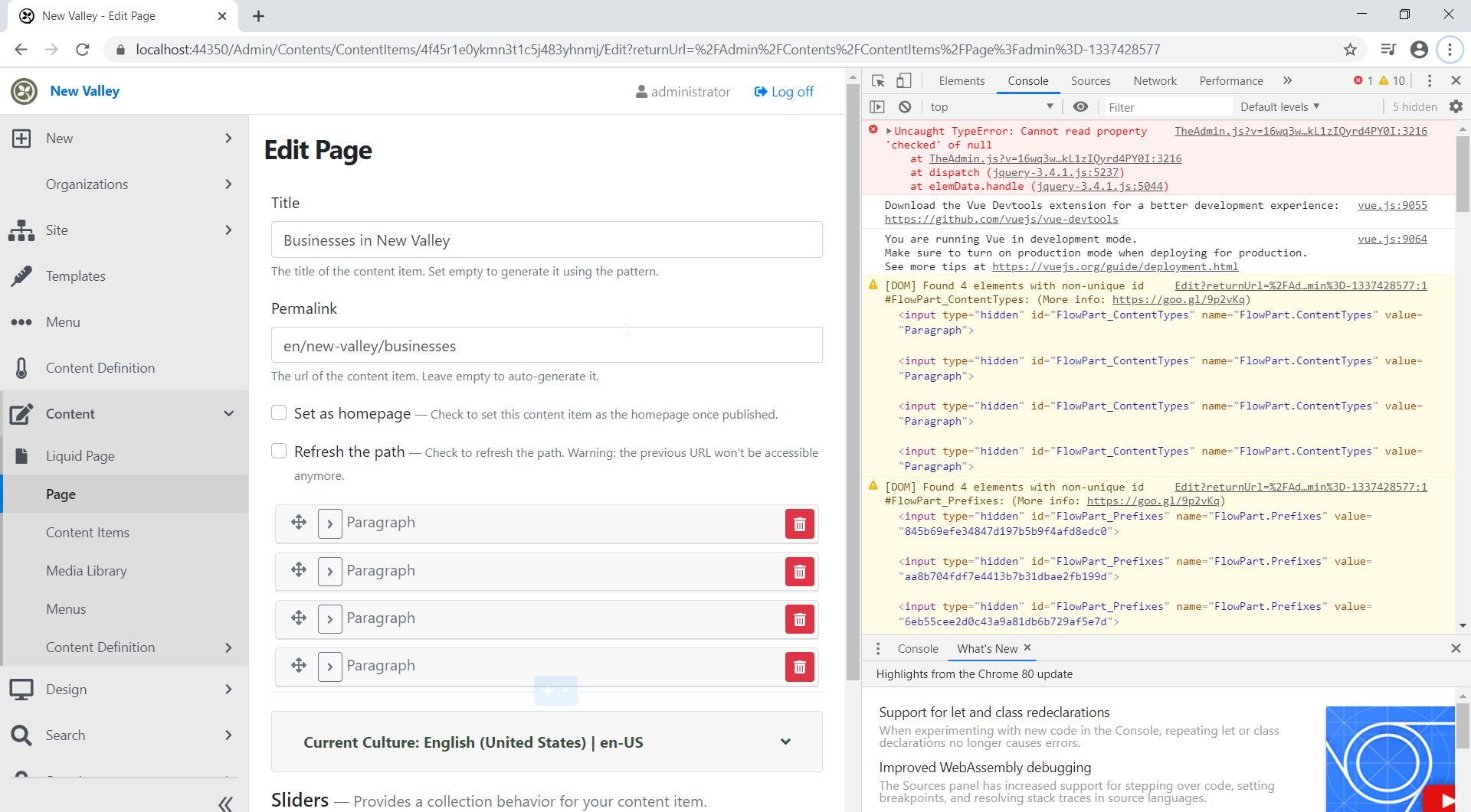 jQuery error at Admin theme · Issue #5635 · OrchardCMS/OrchardCore · GitHub