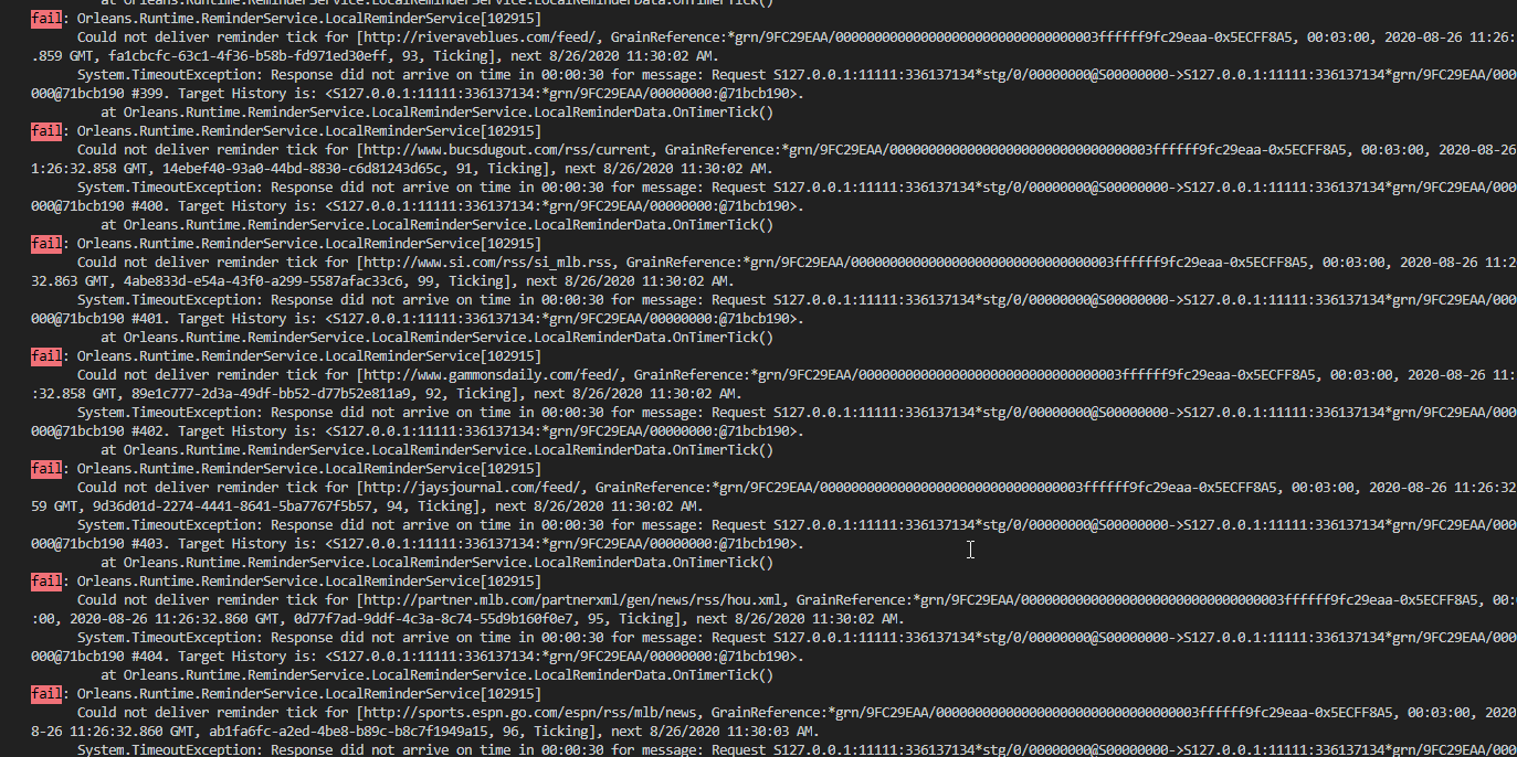 Failing Reminders · Issue 6712 · Dotnetorleans · Github