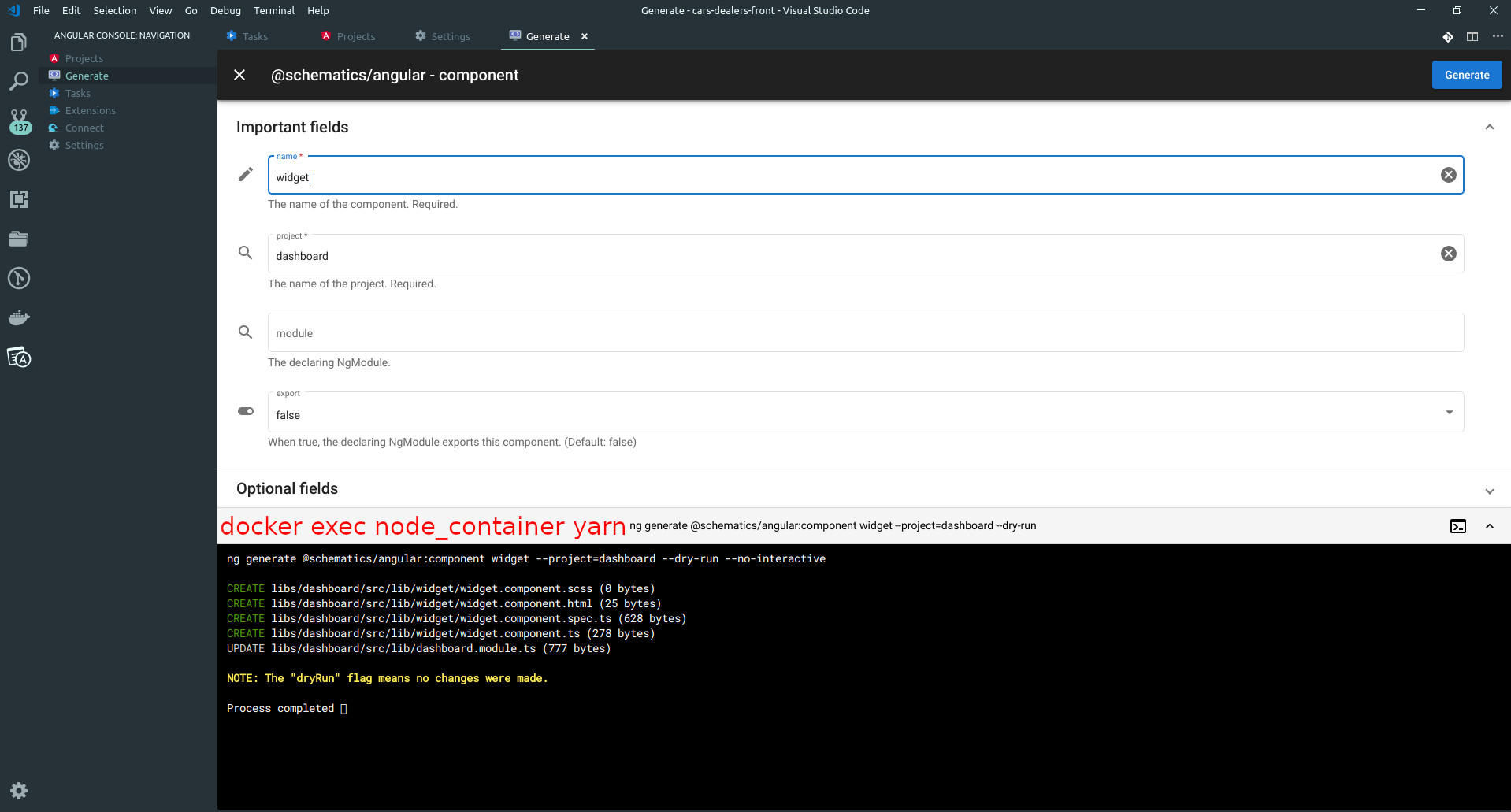 Feature idea: run angular-console into docker container or add prefix to each command · Issue ...