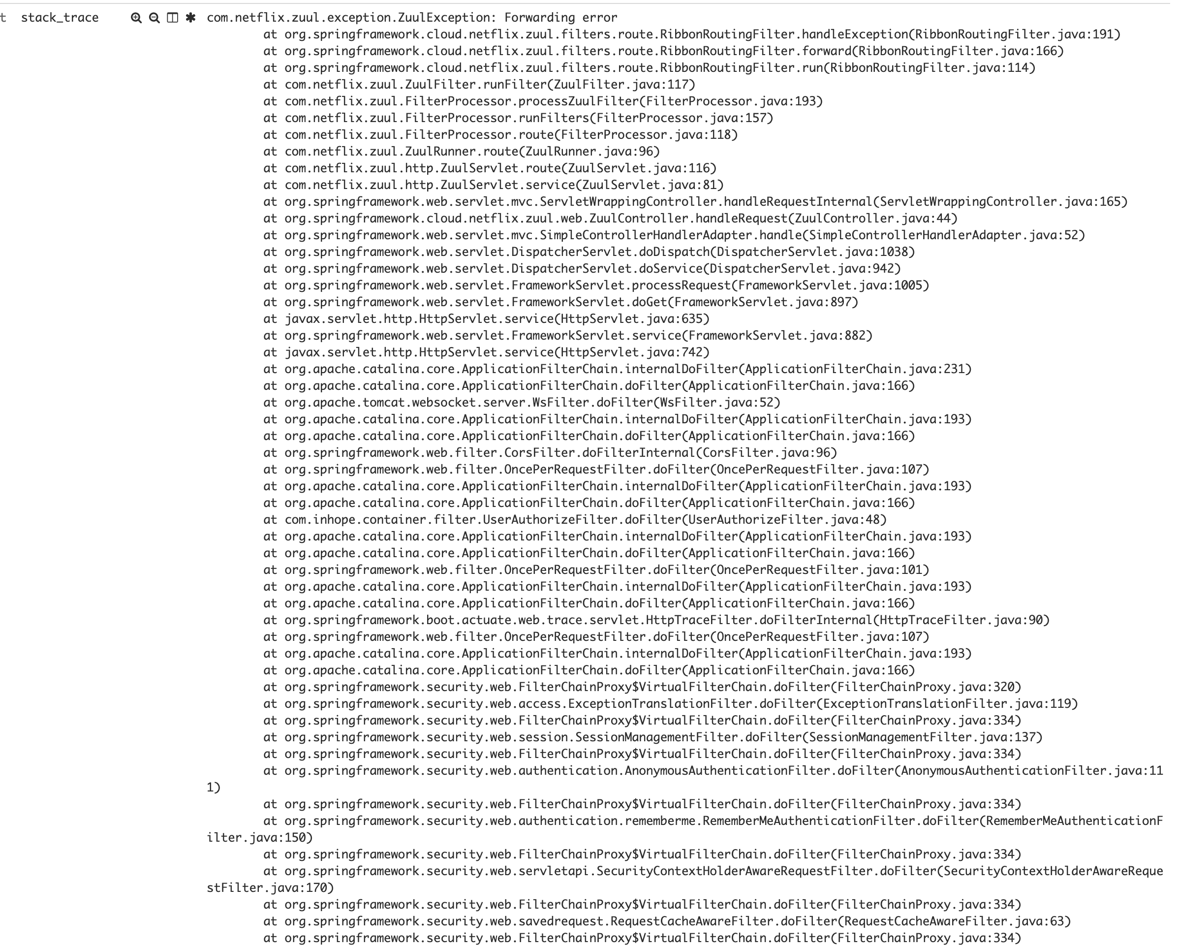 org.springframework.cloud.netflix.zuul.util.ZuulRuntimeException: java.net.SocketException ...