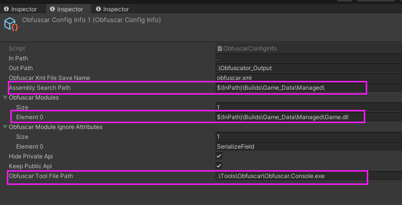 Github Sirlpc Generateobfuscarconfigforunity A Unity Engine Tool For