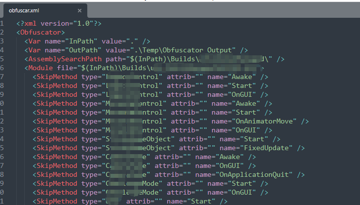 Github Sirlpc Generateobfuscarconfigforunity A Unity Engine Tool For