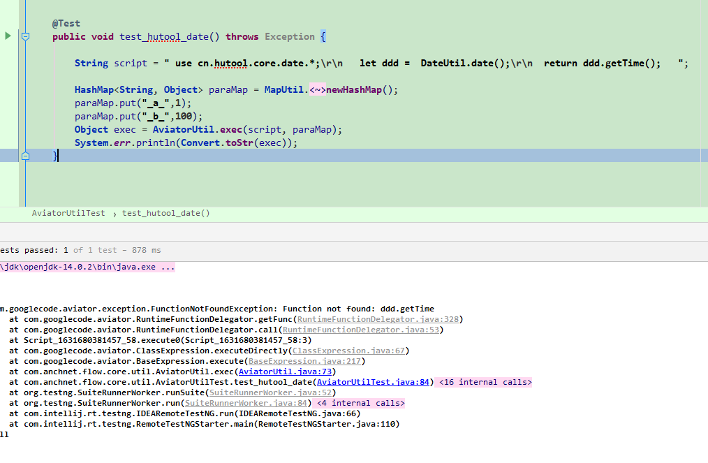 aviator 引入hutool工具类 请问该如何引用 · Issue #414 · killme2008/aviatorscript · GitHub