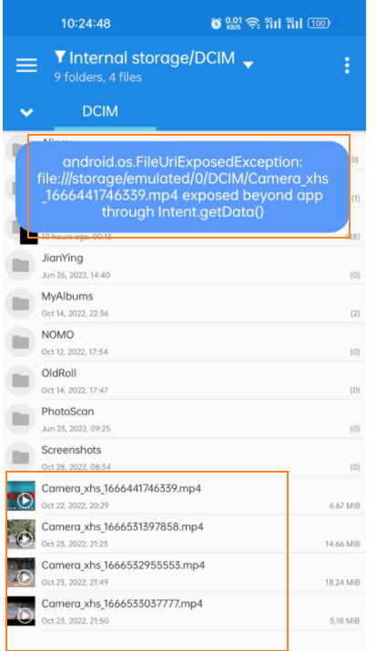 bug: pickVideos not working in android12 · Issue #81 · capawesome-team/capacitor-file-picker ...