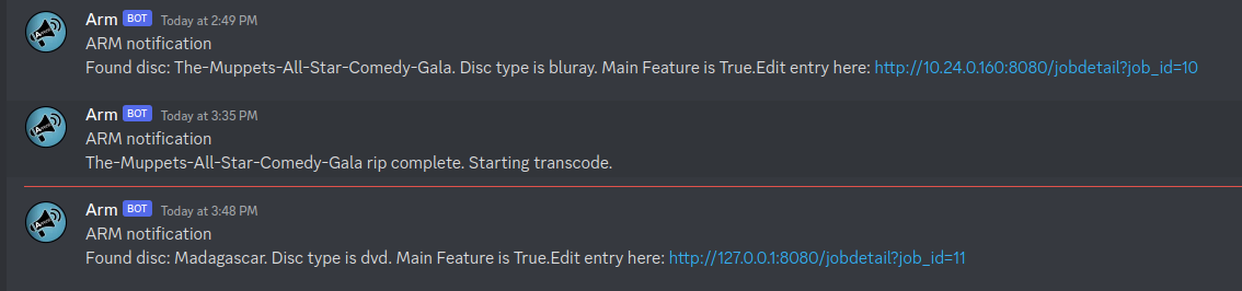 Notifications from Docker link to 127.0.0.1 · Issue #648 · automatic-ripping-machine/automatic ...